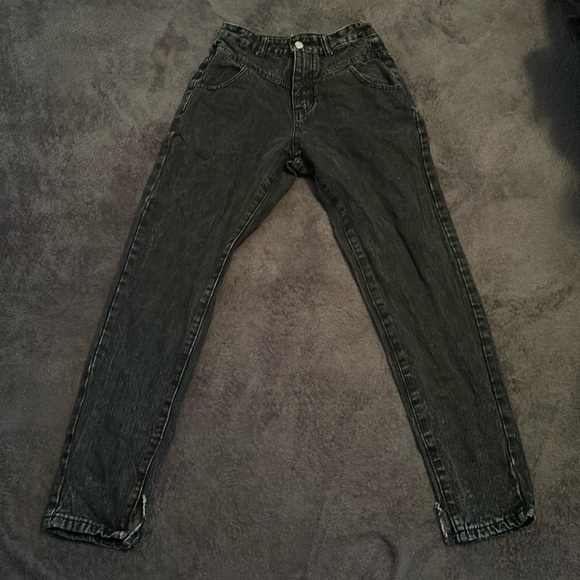 SHEIN | Jeans | Distressed Acid Wash Black Jeans | Poshmark